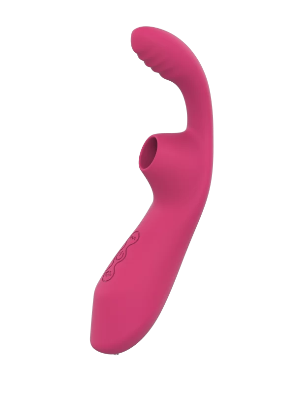 吸引バイブ レッド 両点責め クリ責め 女性用 大人のおもちゃ